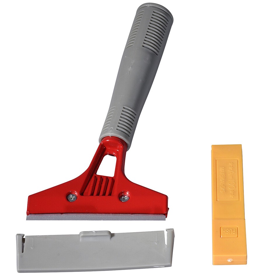 Heavy Duty Razor Blade Scraper 4-inch Floor Scraper Tool w/ 10 Extra ...
