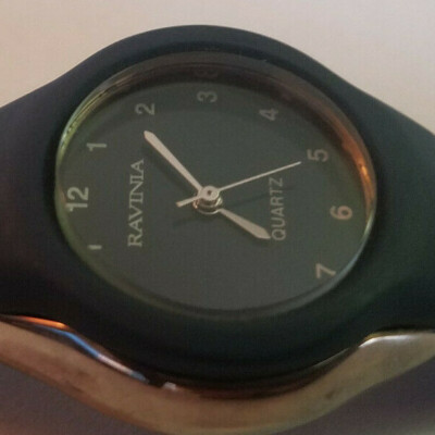 Ravinia watch, Slate blue and silver, New | eBay