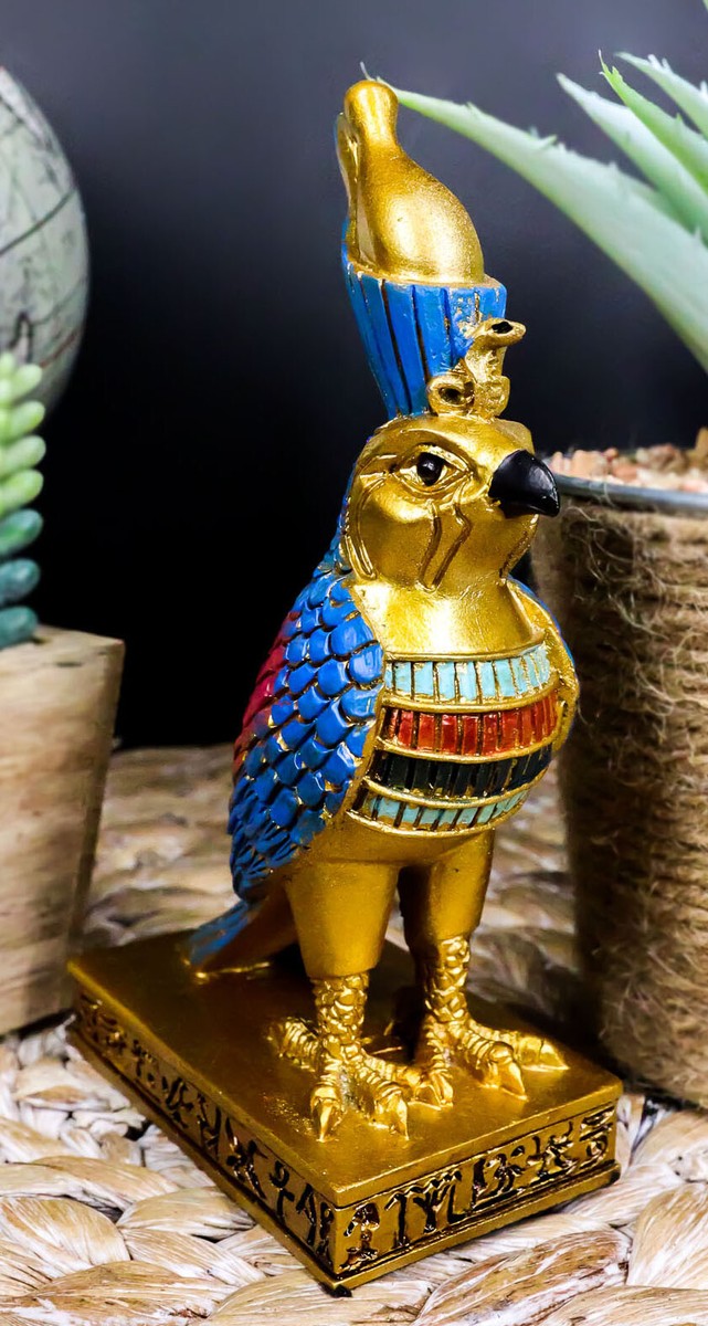 Horus Falcon Statue An Egyptian Bronze Figure Of The Horus Falcon,