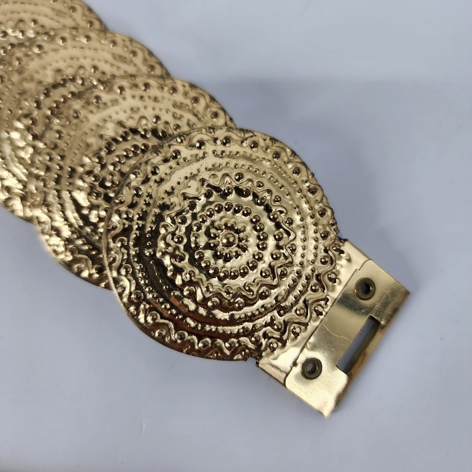 Gold Coin Belt Western Concho Hippy Boho Cowgirl Bohemian Gypsy Small ...