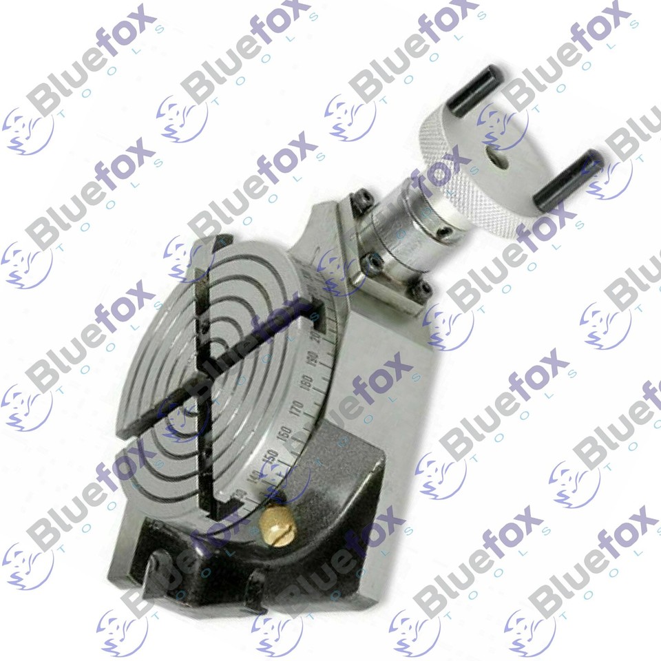 New 3" Inch (80 mm) Horizontal And Vertical Rotary Table 4 Slot Milling ...