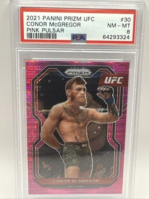 Conor Mcgregor 2021 Prizm Pink Pulsar 20/42 PSA-8 UFC-S-82 | eBay