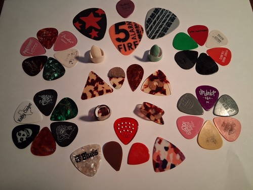 Vtg Guitar Pick Lot D'Andrea Fender Jim Dunlop Johnson Mel Bay 41 ...