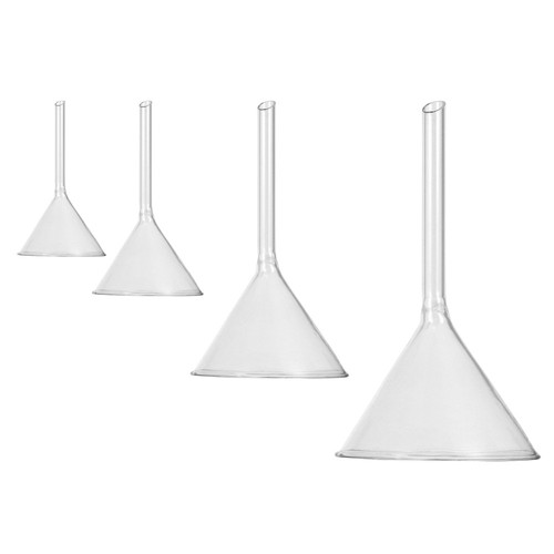 4pcs Glassware Labware Analytical Chemistry Feeding Funnel Liquid for ...