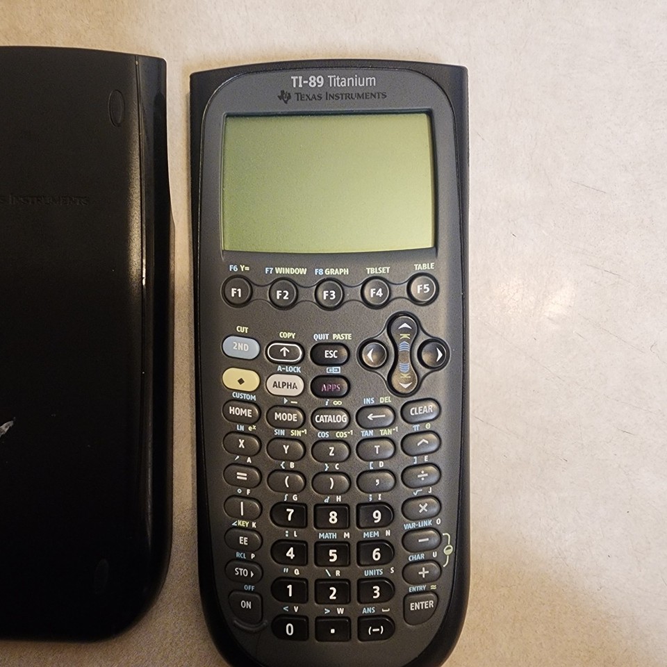 Texas Instruments TI-89 Titanium Graphing Calculator & Cover No ...