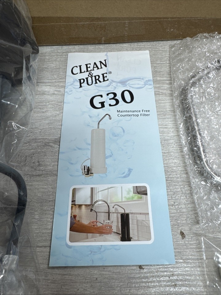 TWO Paragon Water Systems Clean & Pure G30 Countertop Cold Water ...