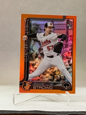 2025 Topps Update Series Kade Strowd ROOKIE Orange Foil #/25 | eBay