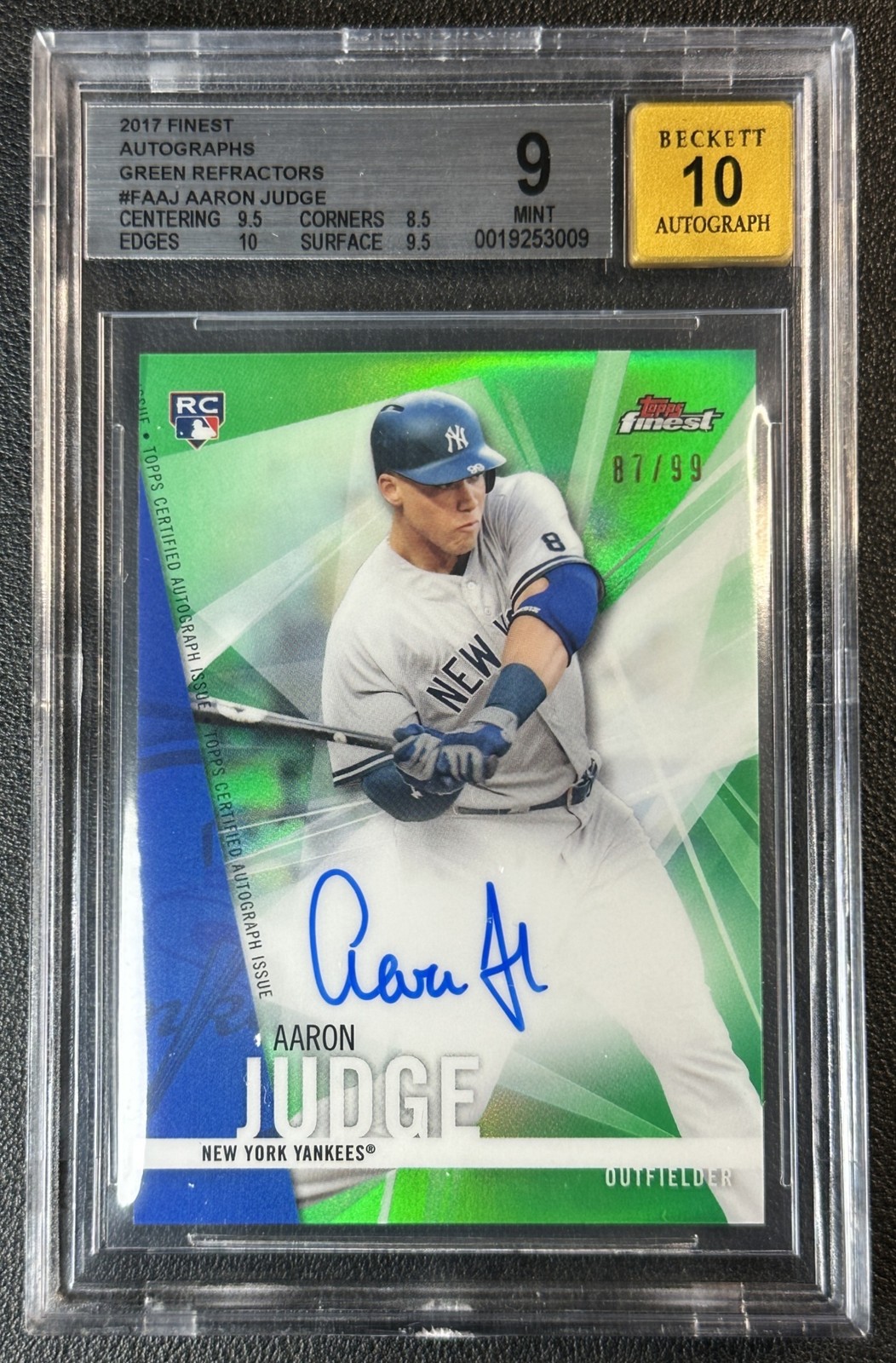8 Great Aaron Judge Rookie Cards and 99 Most Watched Auctions
