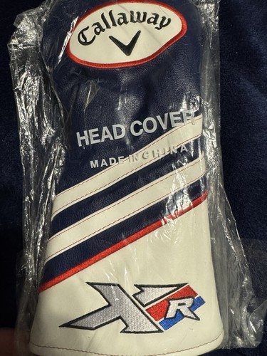 Callaway Golf White/Blue/Red XR Driver Golf Club Head Cover VERY GOOD ...