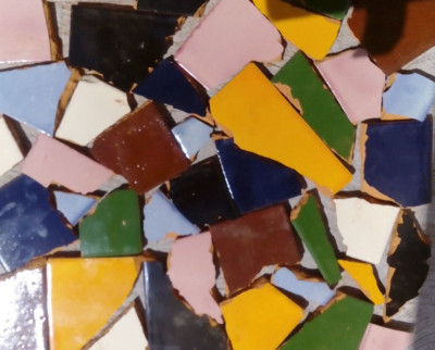 20 POUNDS BROKEN TILES FOR MOSAICS, TILES WITH SOLID COLORS MURALS ...