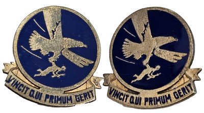 WWII Sterling Silver I Troop Carrier Command Vincit Qui Primum Gerit ...