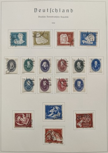 Germany DDR Used Stamp Collection 1949-72 Near Complete in Lighthouse ...
