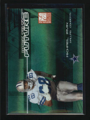 IRVIN / JOHNSON 2005 DONRUSS ELITE BACK TO THE FUTURE #0665/1000 AF4706 ...