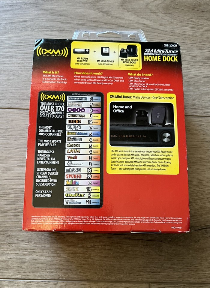 NEW CNP2000H XM Mini Tuner Home Dock & Antenna ONLY for XM Home ...