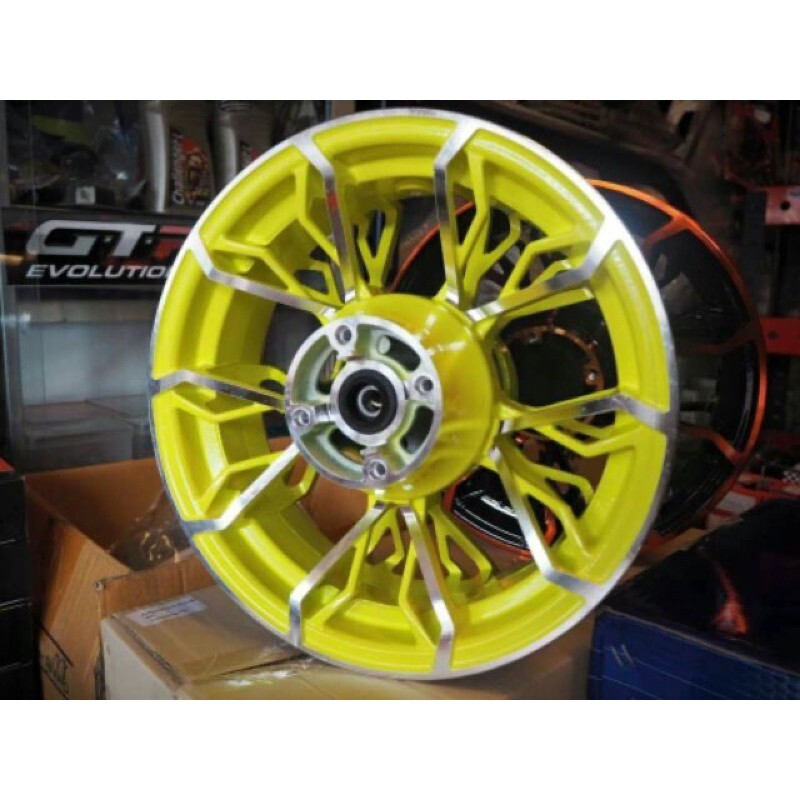 2013-2019 Honda Grom MSX125 SF 12" Front Rear Wheels Rims | Yellow ...