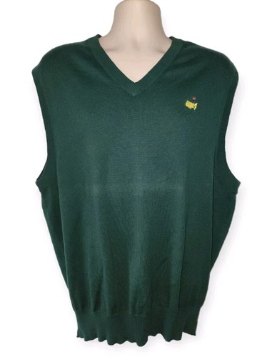 Slazenger Masters Sweater Vest Augusta National Golf Shop Classic Style ...