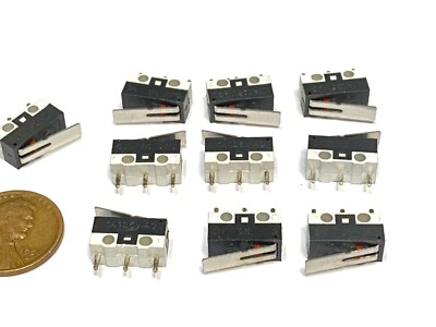 10 Pieces Limit Switch Lever 3d Printer n/c n/o arm micro small ac dc A ...