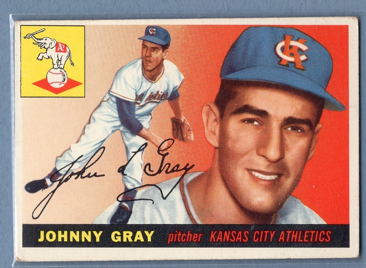 1955 Topps #101 Johnny Gray VG-EX GO9044 | eBay