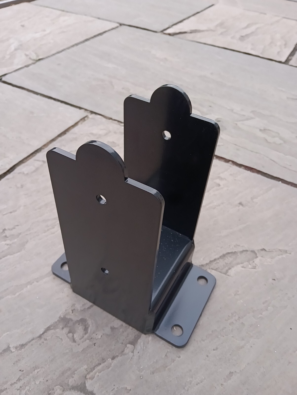 Pergola Post Socket Brackets Piller Base Support 100mm 4" Bolt Down ...