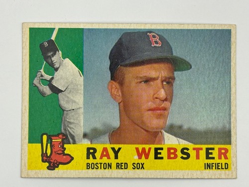 1960 Topps Ray Webster 452 Red Sox | eBay