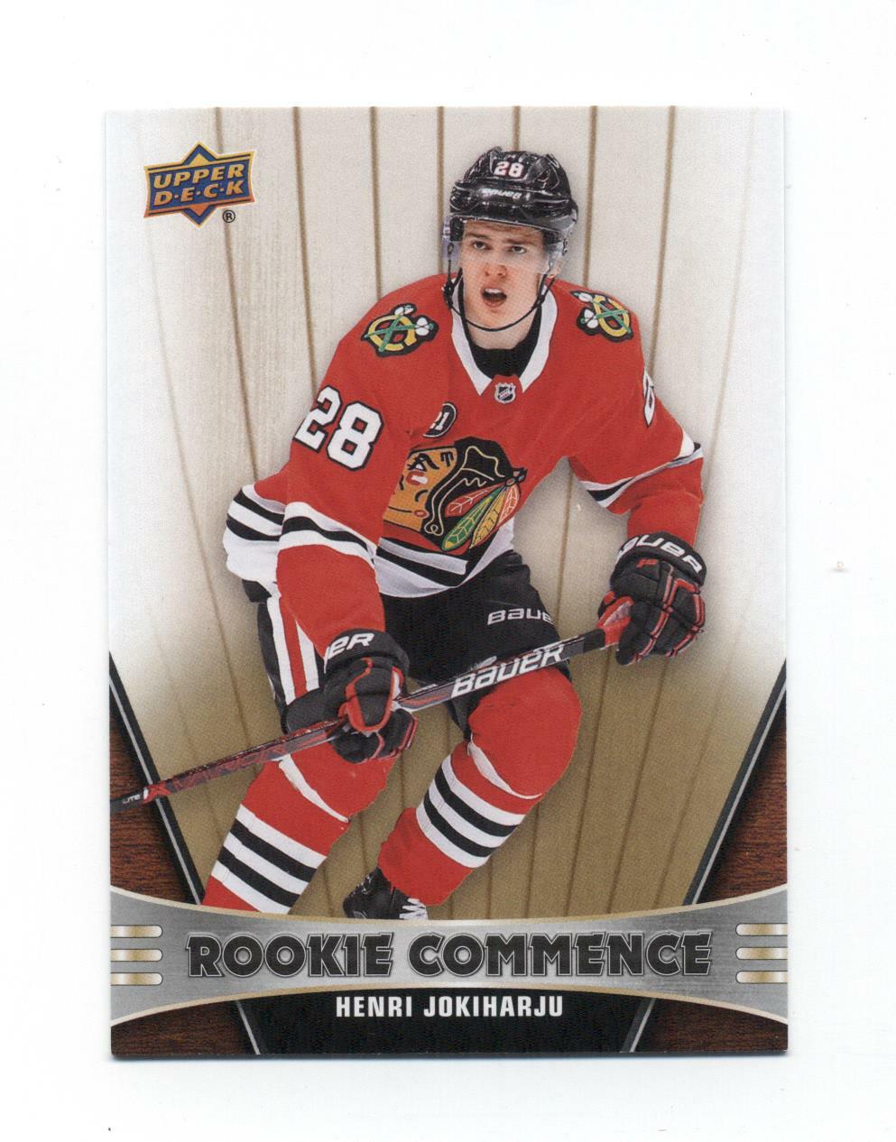 2018-19 Upper Deck Hockey Rookie Commence Henri Jokiharju Insert ...
