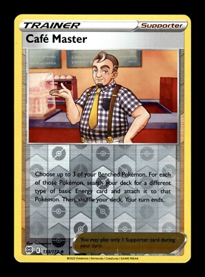 Pokemon Brilliant Stars Cafe Master 133/172 Reverse Holo | eBay