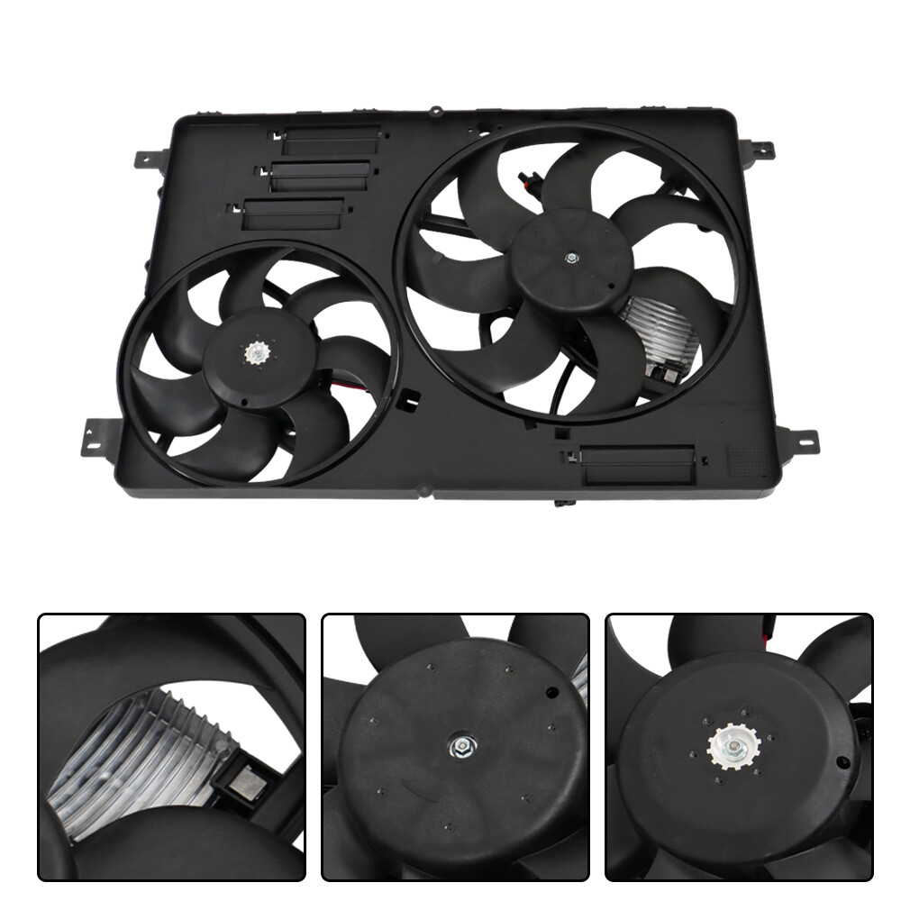 Radiator Cooling Fan W/ Control Module For Land Rover LR2 2.0L 2013-15 ...