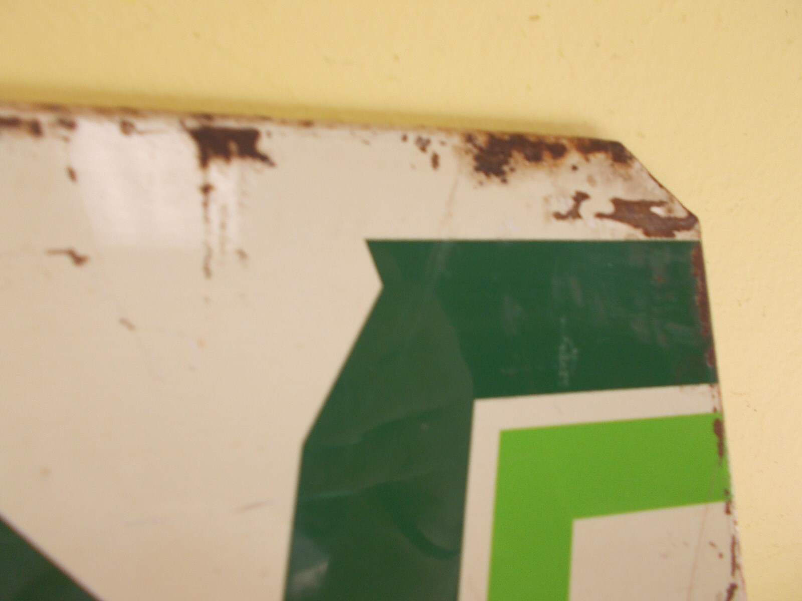 VGT INTERSTATE BATTERY SIGN METAL RACK TOPPER ADVERTIZING GAS OIL ...