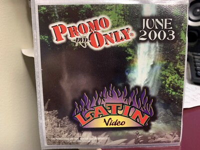 PROMO ONLY LATIN DVD JUNE 2003 VIDEO SERIES NEW | eBay