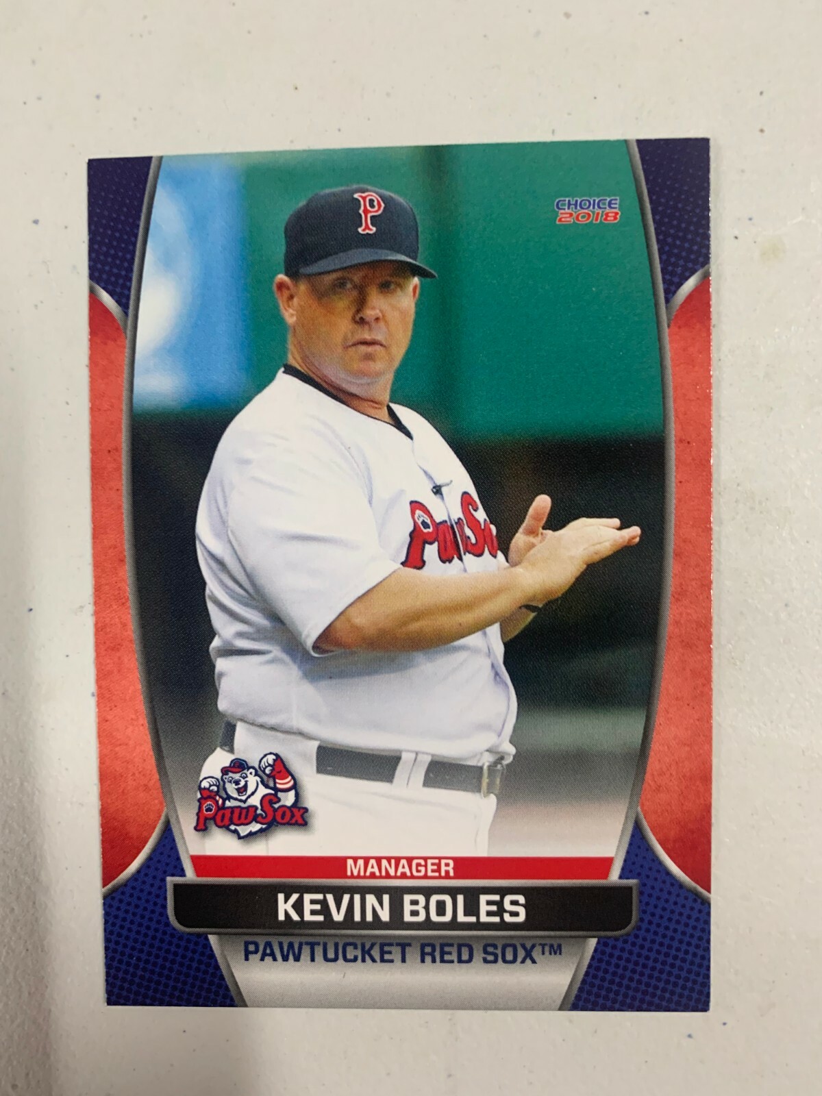Kevin Boles 2018 Pawtucket Red Sox Team Card | eBay