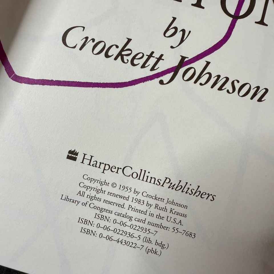 Harold and the Purple Crayon 50th Anniversary Edition by Crockett ...
