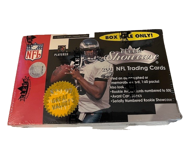 2001 NFL Fleer Showcase 11 Pack Blaster Box | eBay