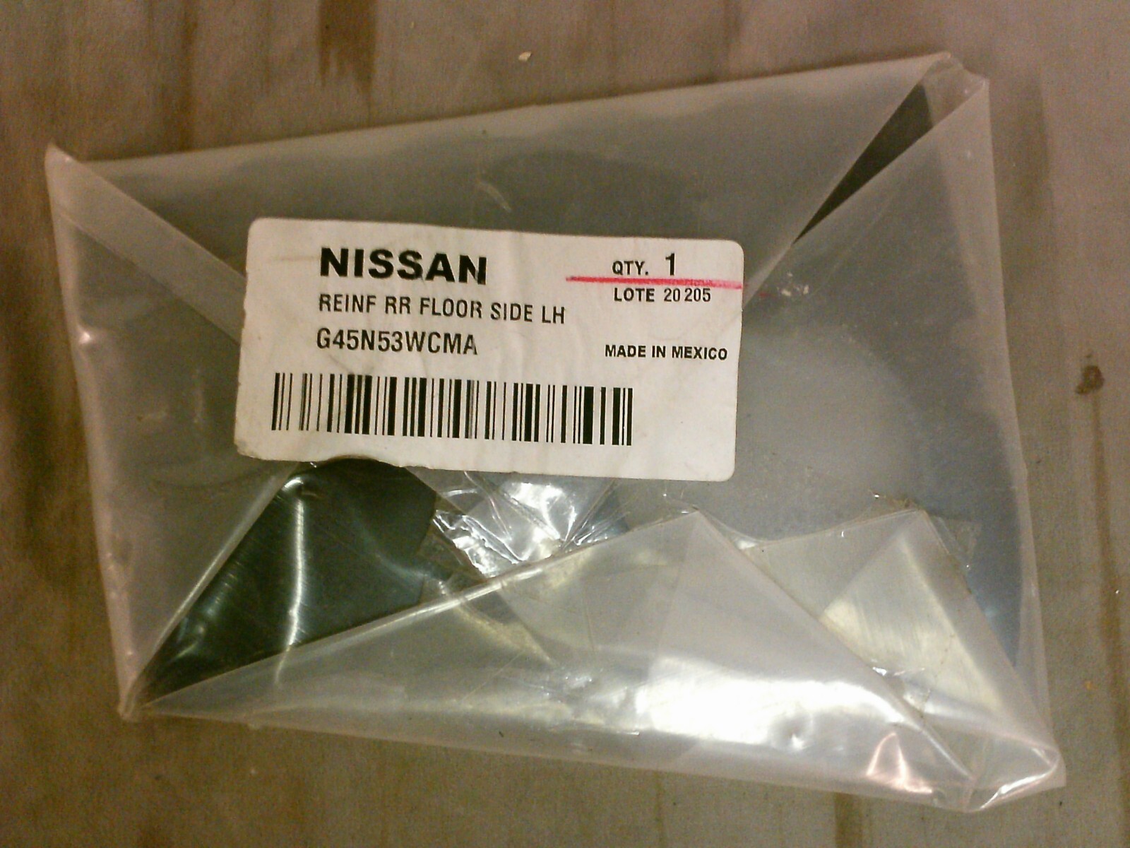 2020,2021,2022,2023 Nissan Versa LH Rear Floor Pan Reinforcement OEM | eBay