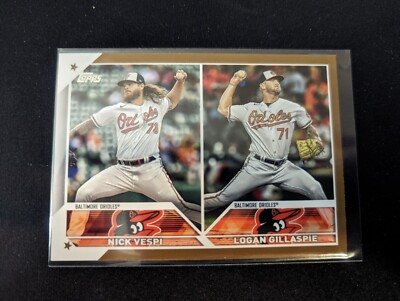 2023 Topps Update Nick Vespi & Logan Gillaspie Rookie Combos #US322 ...