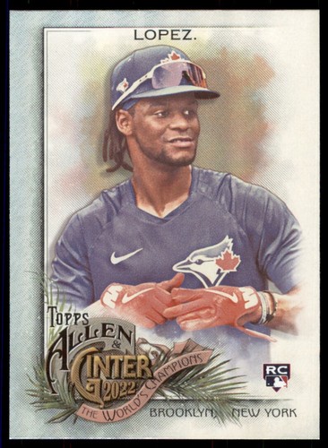 Otto Lopez 2022 Topps Allen & Ginter Rookie Silver Portrait Hot Box ...