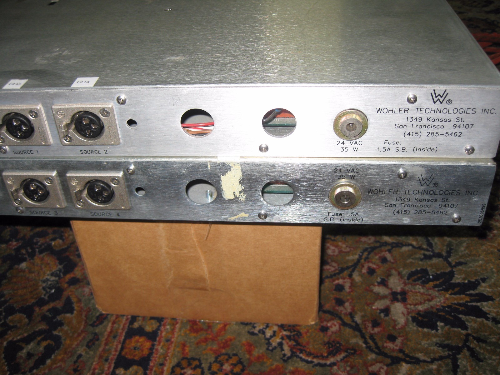Wohler Technologies VM-4 Amp 4. Audio Monitor Panel | eBay