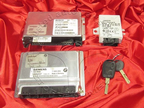 BMW E36 E46 E39 E38 Z3 3 5 7's 2.3i 2.8i M52 Engine ECU SET DME MS42 ...