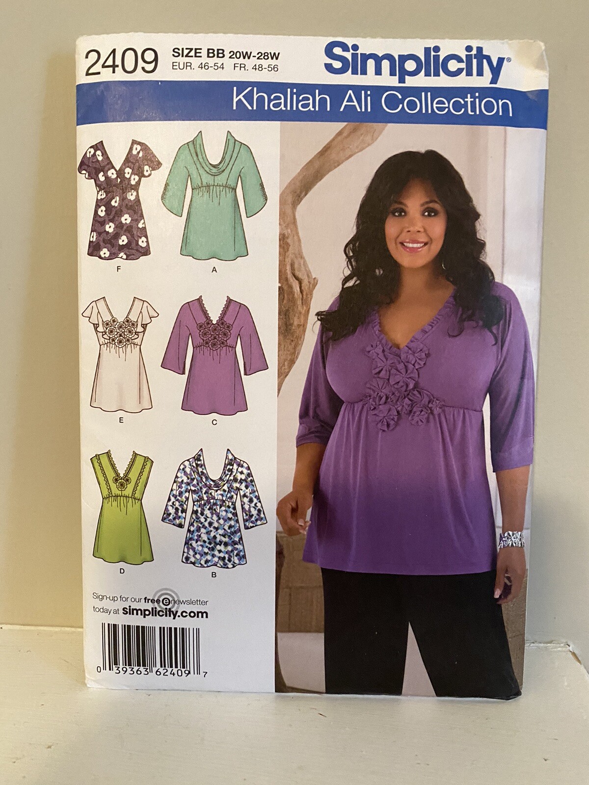Simplicity Pattern 2409 Sizes 20W - 28W | eBay