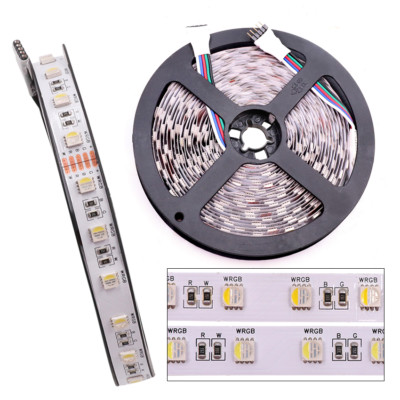 24V 12V RGBW LED strip light 4 colors in 1 led 5050 smd Flexible tape ...