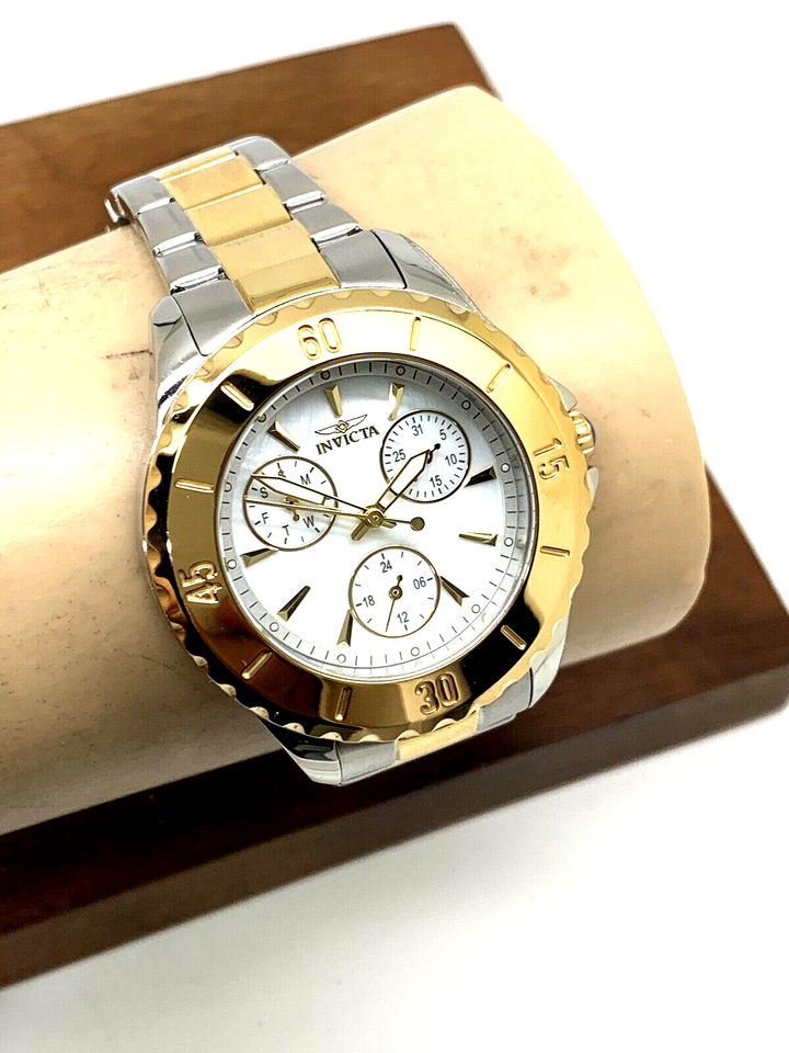 Invicta Women's Watch Angel 29110 Quartz Mother of Pearl Dial Two Tone ...