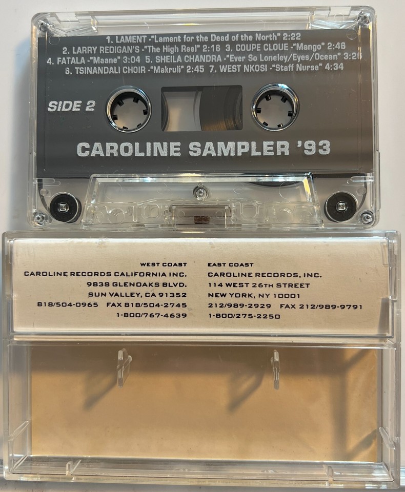 Caroline Sampler 1993 (Cassette Tape Promo Caroline Records) *Rare ...