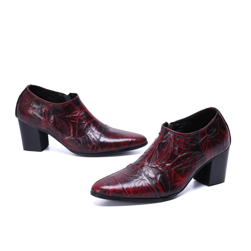 Men High Heel Boots Men Party Shoes Nightclub Stage Jazz Dance Shoes ...