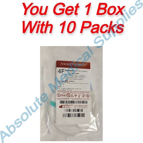 *10-Packs* AngioDynamics 4F Standard Micro-Introducer Kit Tungsten Tip ...