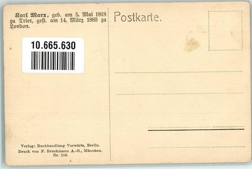 Karl MARX German POLITICIAN Vintage Rare Real Photo Postcard | eBay