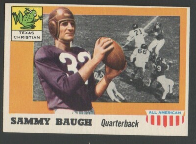1955 Topps All American Football Card #20 Sammy Baugh-Texas Christian ...