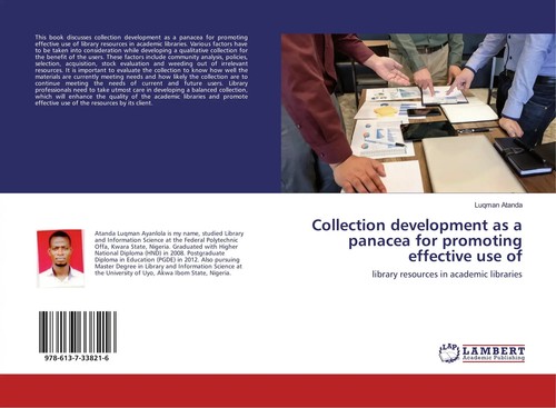 Collection development as a panacea for promoting effective use of Luqman Atanda | eBay.de