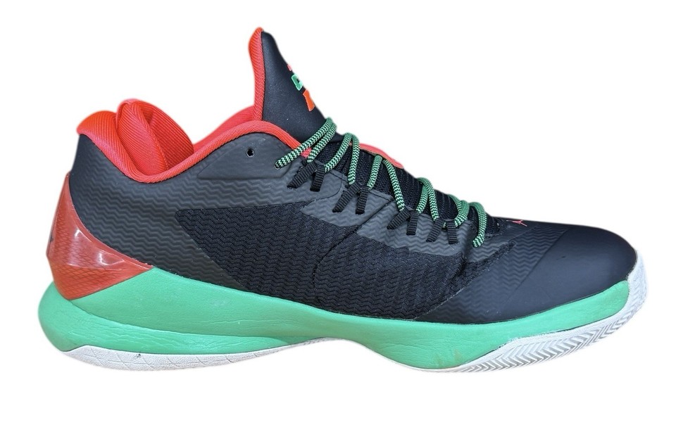 Nike Air Jordan CP3 VIII 8 #684855-035 Black Green Orange Sneaker Shoes ...
