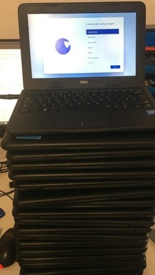 Job Lot 20 x Dell 3190 Laptops N4120 4 core, 64GB eMMc, 4GB RAM, Win 11 ...