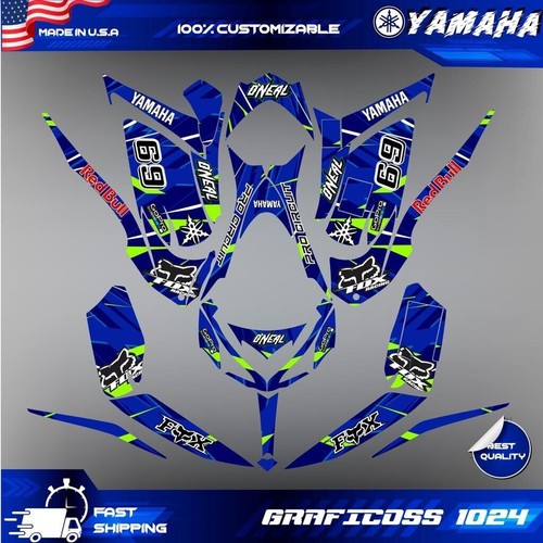 Yamaha Raptor 700 700R graphics kit 2013 2018 2020 to 2025 decals ...