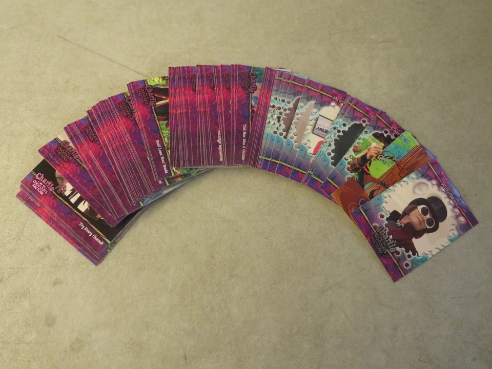 Charlie & The Chocolate Factory 1-90 Complete Card Set Artbox NMMT ...